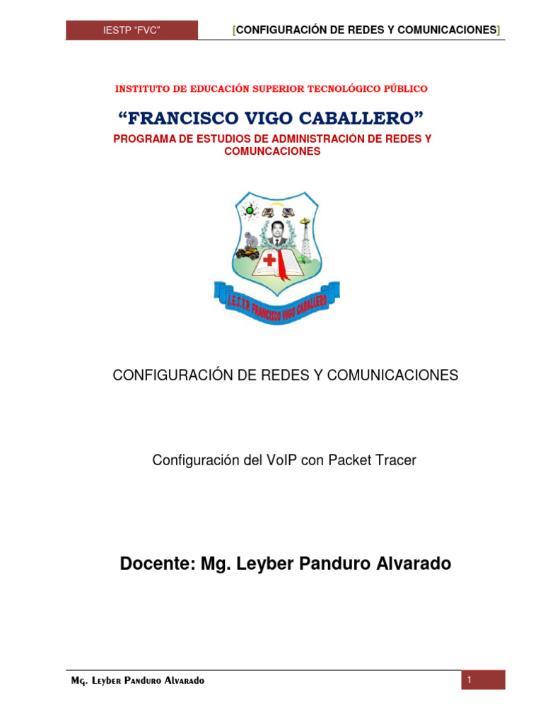 2 Configuración de VoIP | PDF | Dirección IP | Enrutador (Computación)