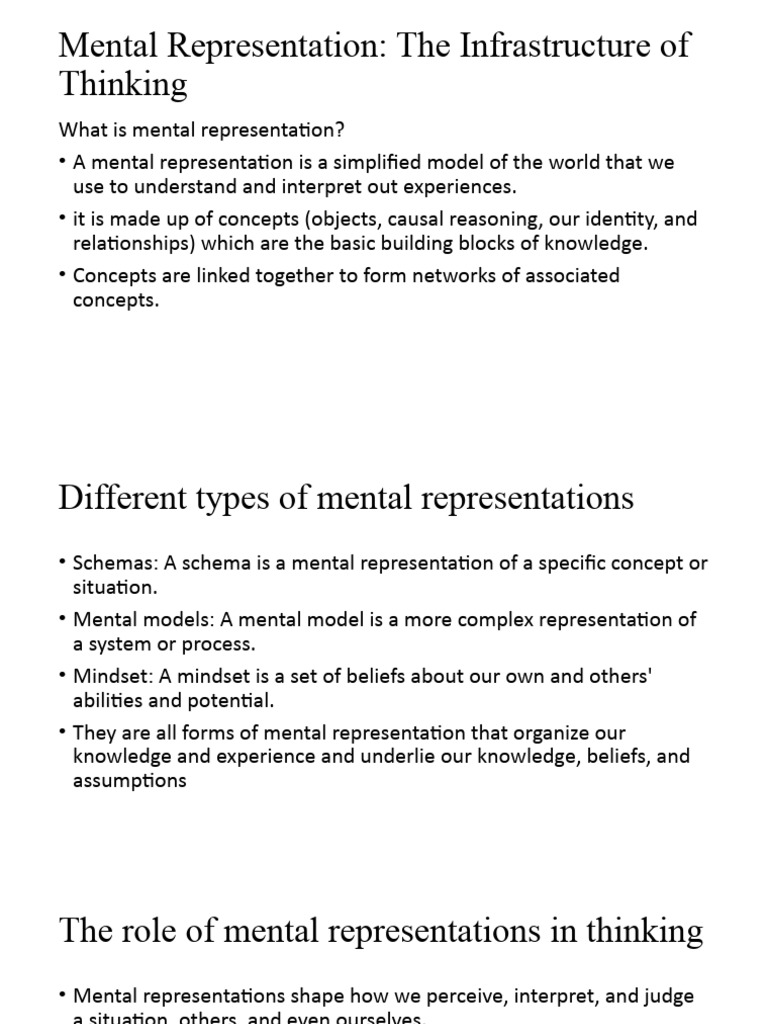 Slides | PDF | Schema (Psychology) | Thought