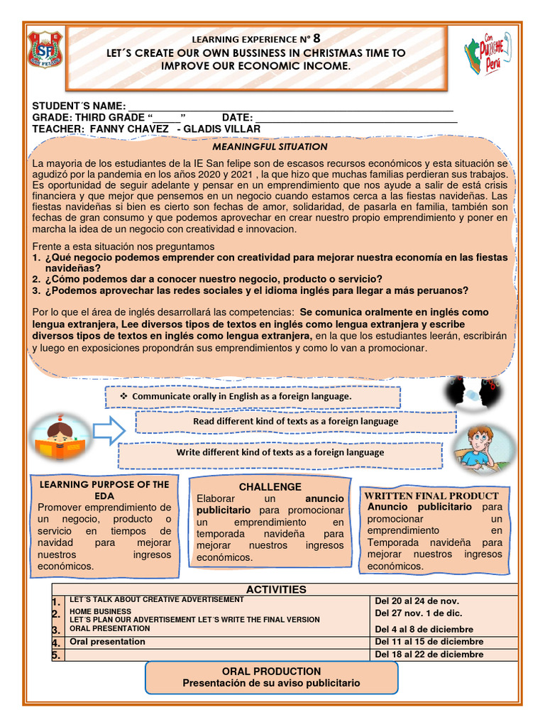 Eda 8, Ada 1, Third Grade | PDF