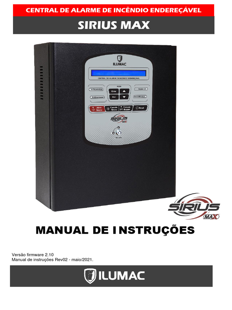 Ilumac SiriusMAX FT Manual | PDF | Fonte de energia | Rede de computadores