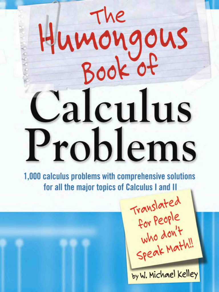 Kelley W.M. The Humongous Book of Calculus Problems AlPrentice Halla ...