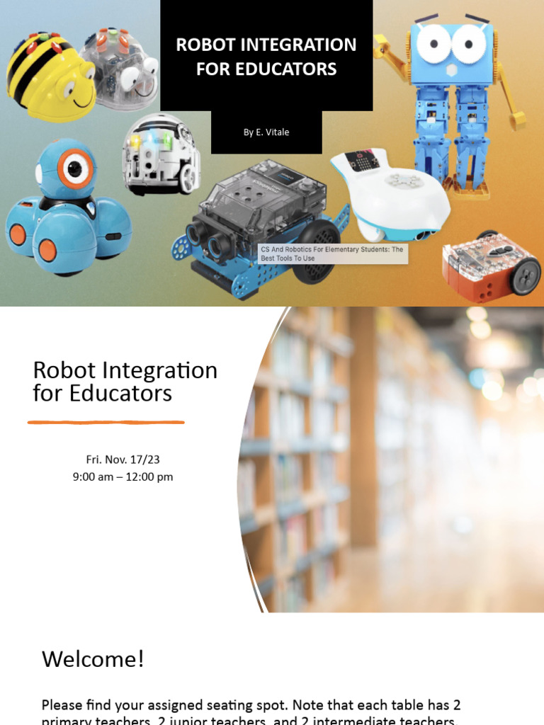EVitale - Robot Integration PD | PDF | Robot | Robotics