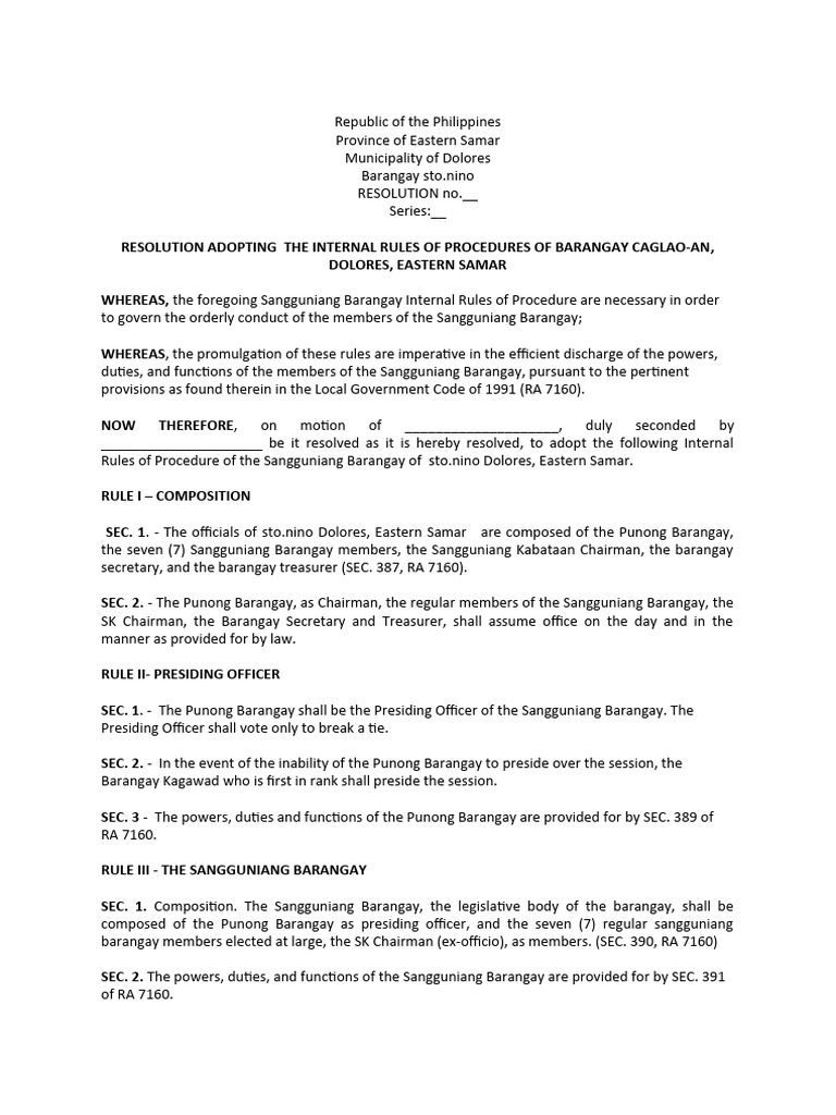 Sample-Irp 10 | PDF | Quorum | Committee