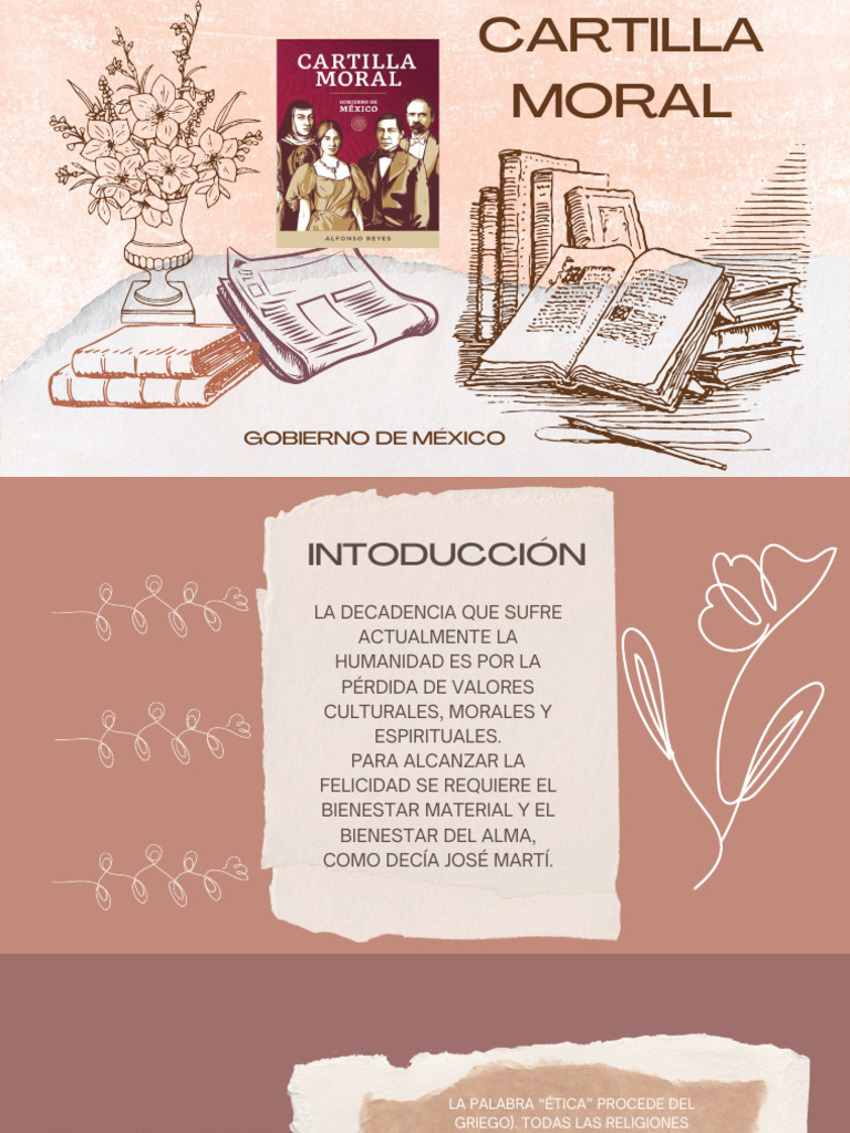 Presentación Cartilla Moral. | PDF | Moralidad | Virtud
