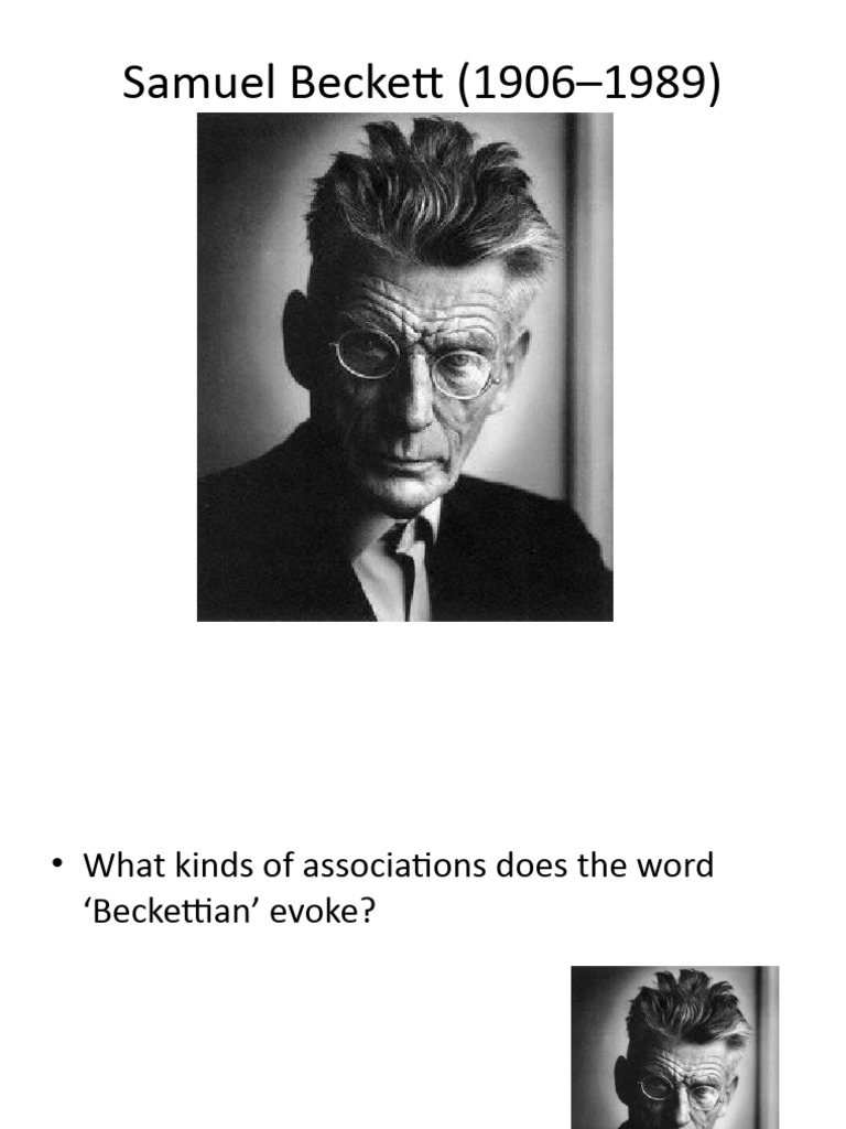 Samuel Beckett | PDF | Samuel Beckett