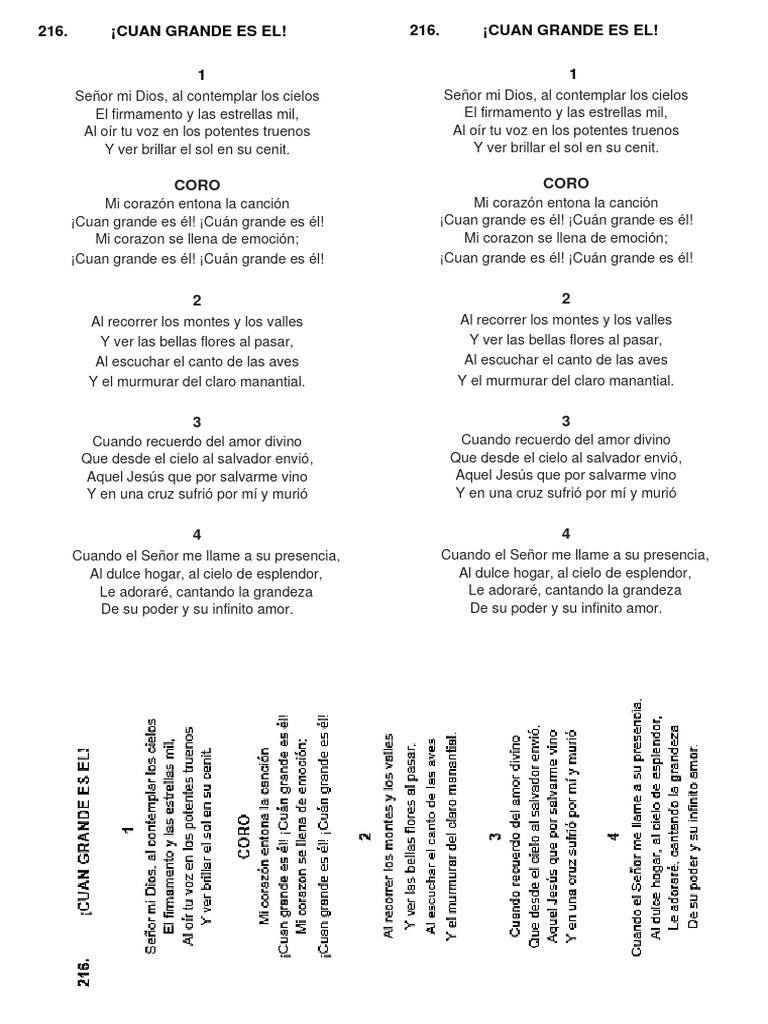 Cuan Grande Es El | PDF