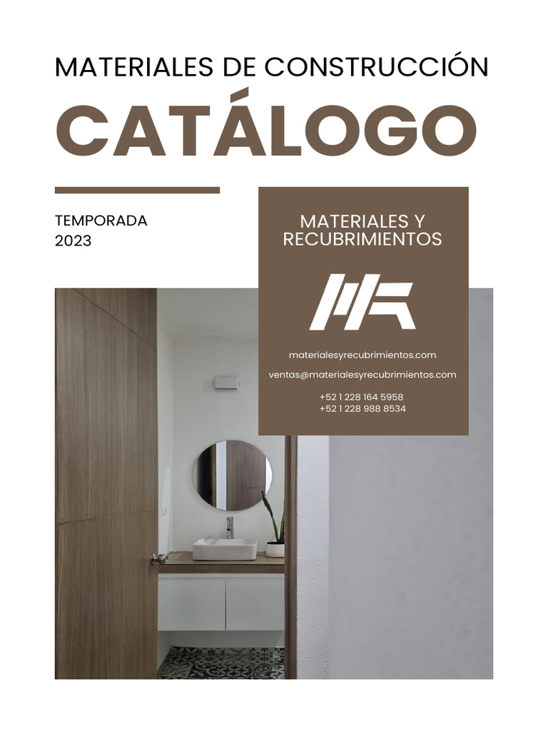 Catalogo de Materiales | PDF | Hormigón | Cemento