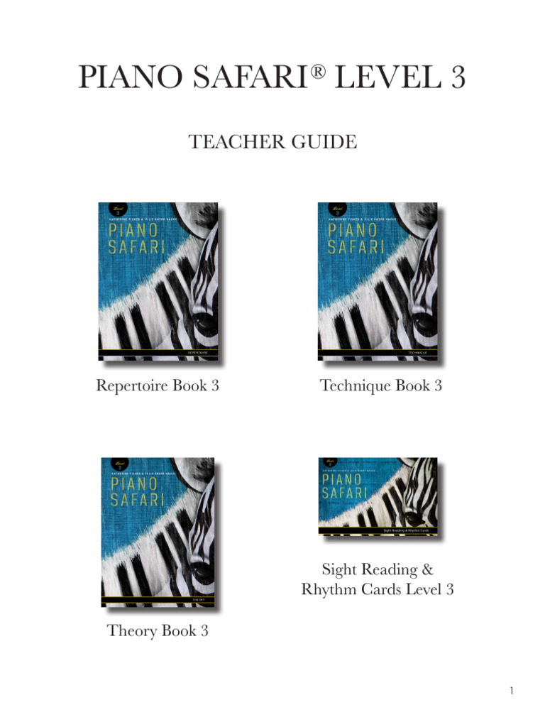 Teacher Guide Level 3 1 | PDF | Chord (Music) | Harmony