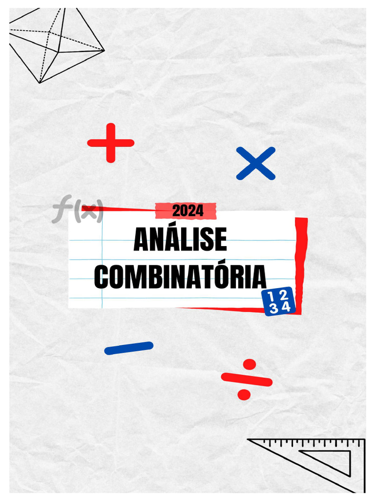 Análise Combinatória-Mesclado | PDF