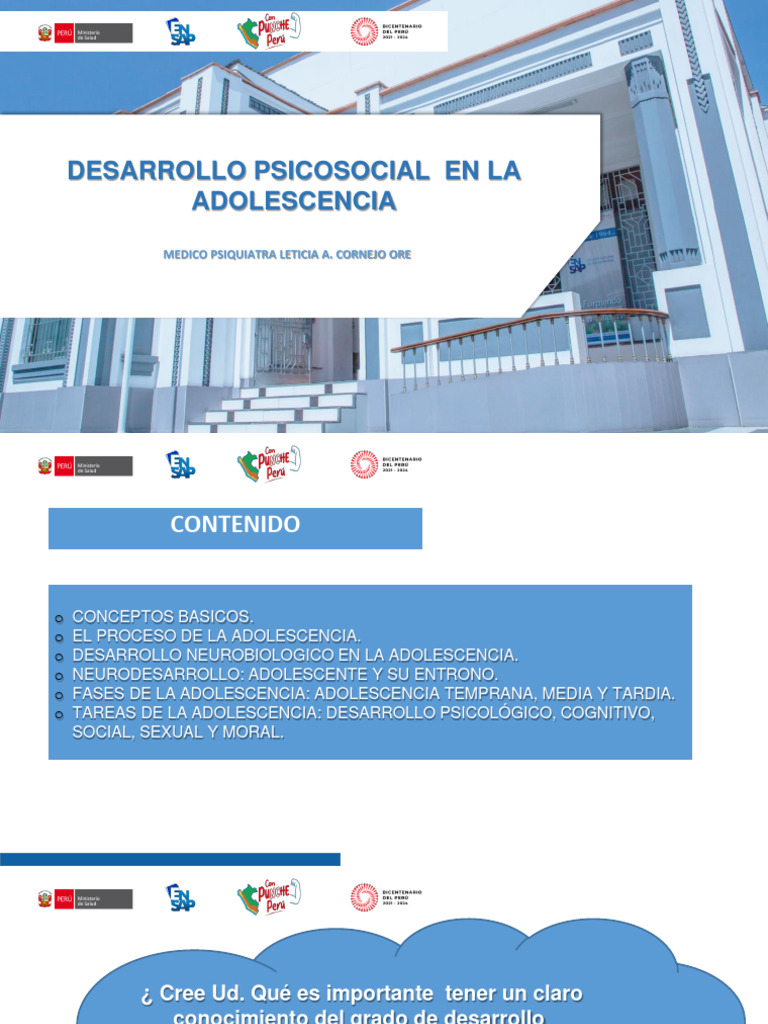 U01 t02 Desarrollo Psicosocial en La Adolescencia | PDF | Las emociones | Adolescencia