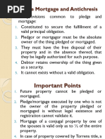 Pledge and Mortgage: Key Legal Differences | PDF | Mortgage Law | Guarantee