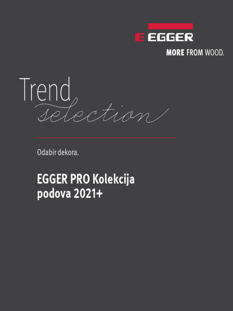 FLO Egger Pro 2021 Trend Selection EAST HR | PDF