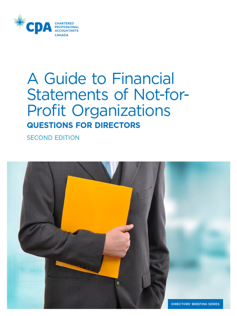 RG Guide Financial Statements NFP Organizations Questions Directors 2nd ...