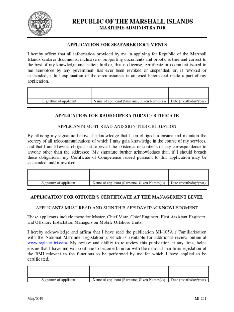 Attestation Form 2022 MI-271 | PDF | Finance & Money Management ...