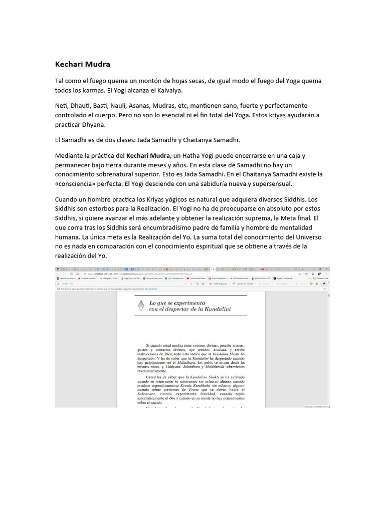 Kechari: Éxtasis y Realización Interior | PDF | Yoga | Tantra