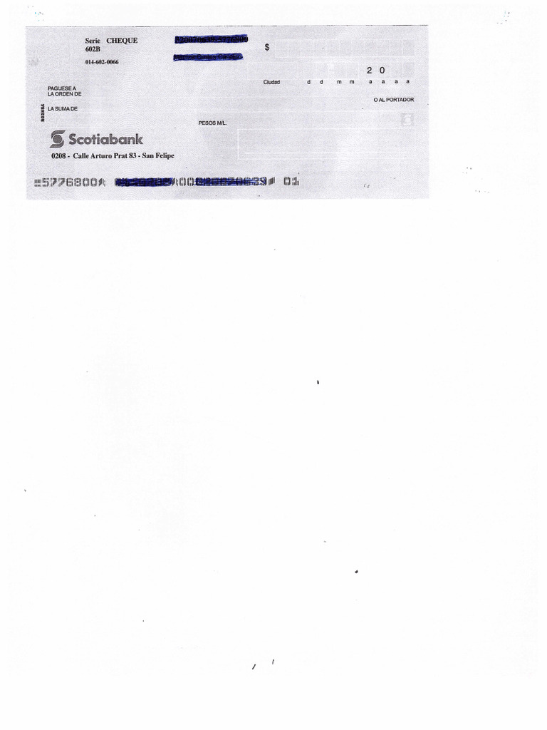 Cheque | PDF