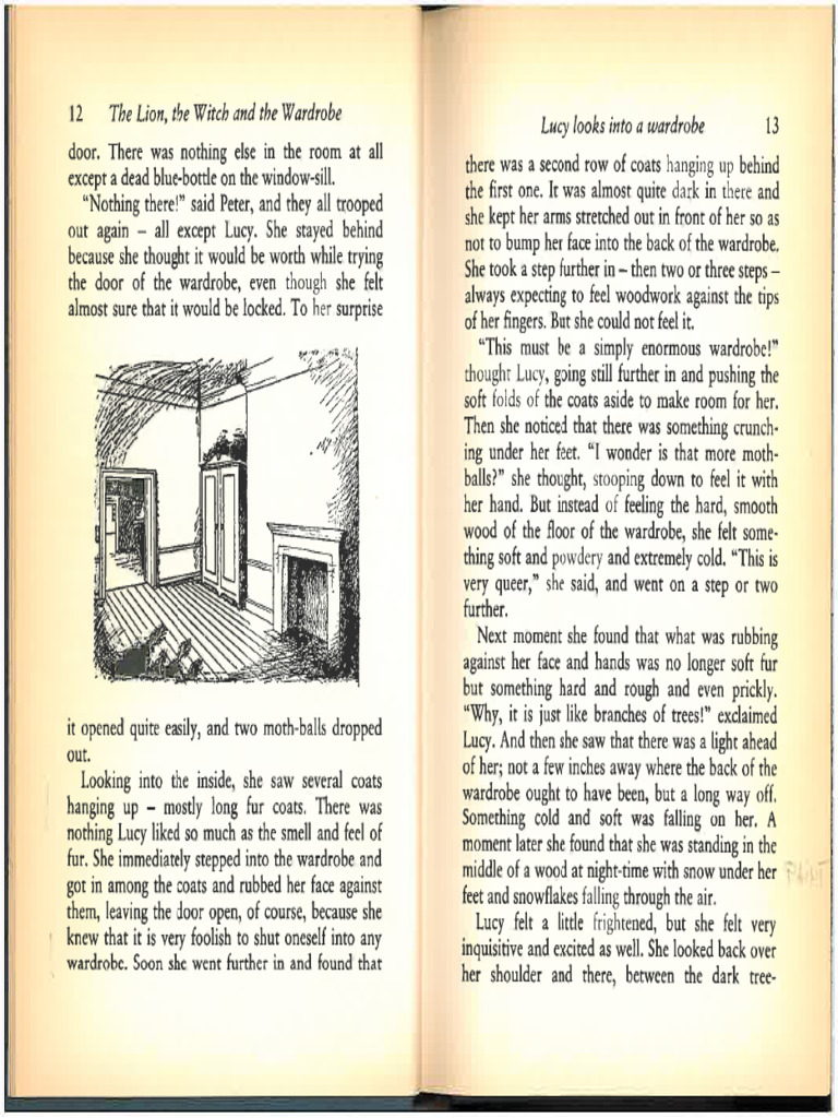 Missing Pages (12-13) - The Lion, The Witch and The Wardrobe | PDF