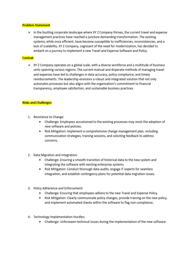 Group Assignment BAM | PDF | Policy | Change Management