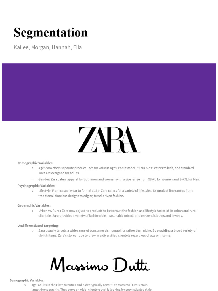 Segmentation Presentation Download Free Pdf Fashion Clothing