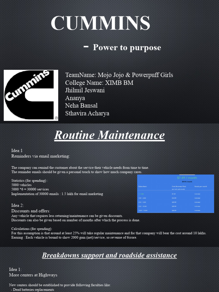 Cummins | PDF | Marketing | Pricing