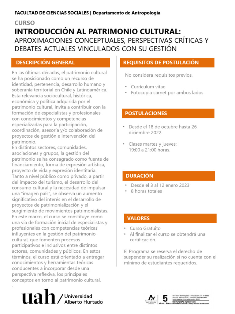 Curso Introduccion Al Patrimonio Cultural | PDF | Bienes (Ley)