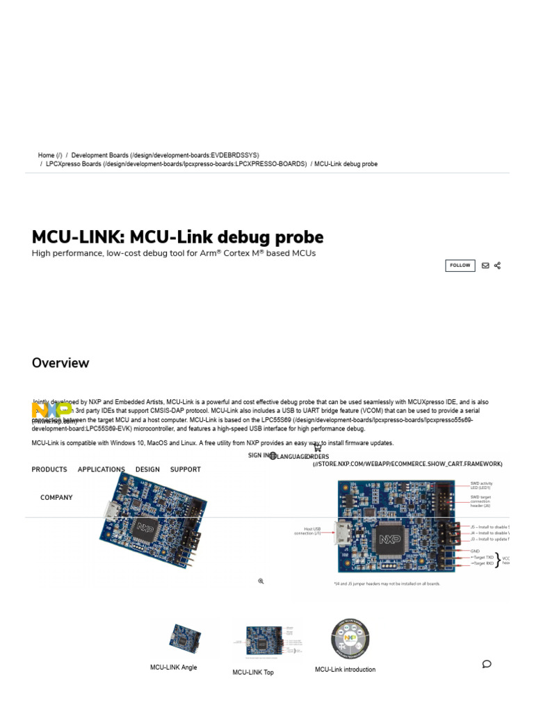 Mcu-Link: Mcu-Link Debug Probe: High Performance, Low-Cost Debug Tool For Arm Cortex M Based ...