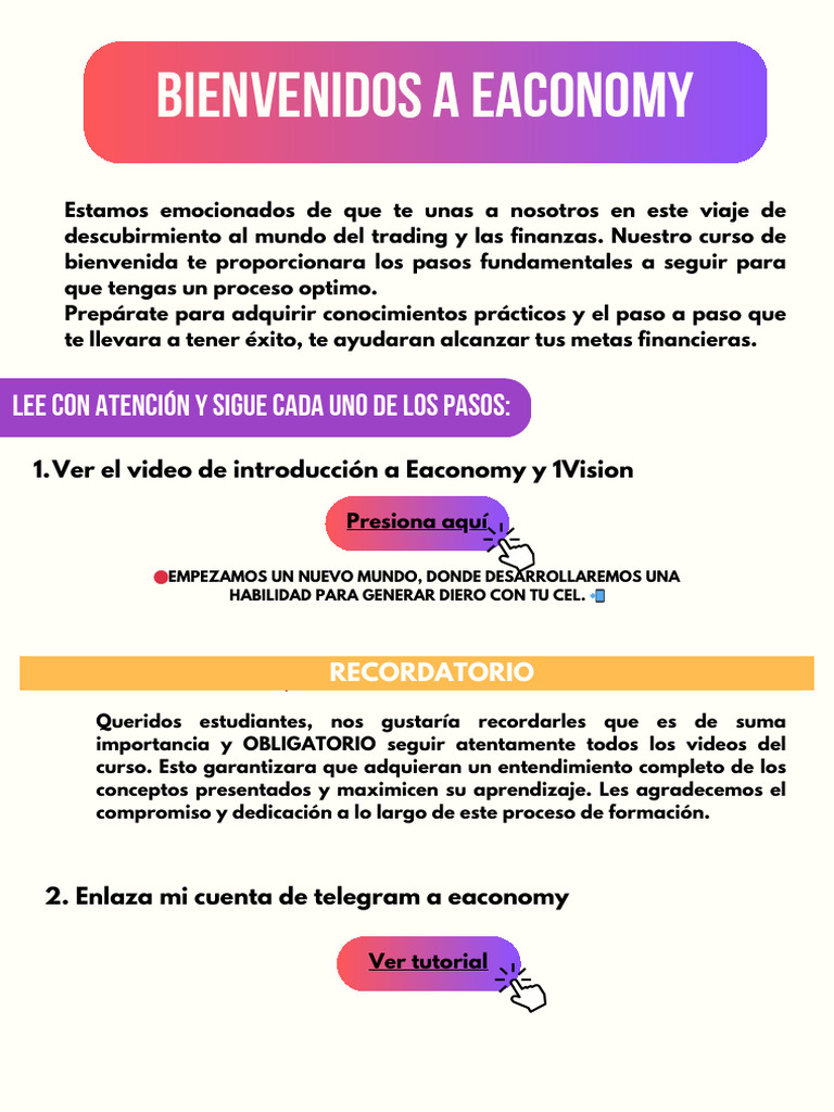 Bienvenidos A Eaconomy | PDF | Negocios | Informática