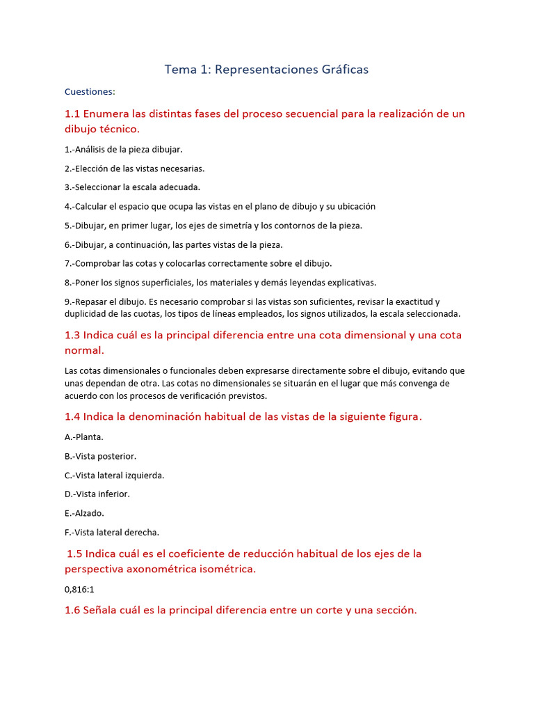 Cuestionarios Temas (1,2,3) | PDF | Perforar | Dibujo