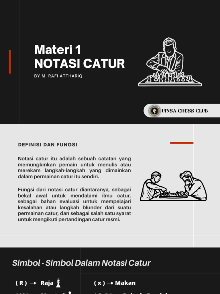 Notasi dan Simbol dalam Catur | PDF