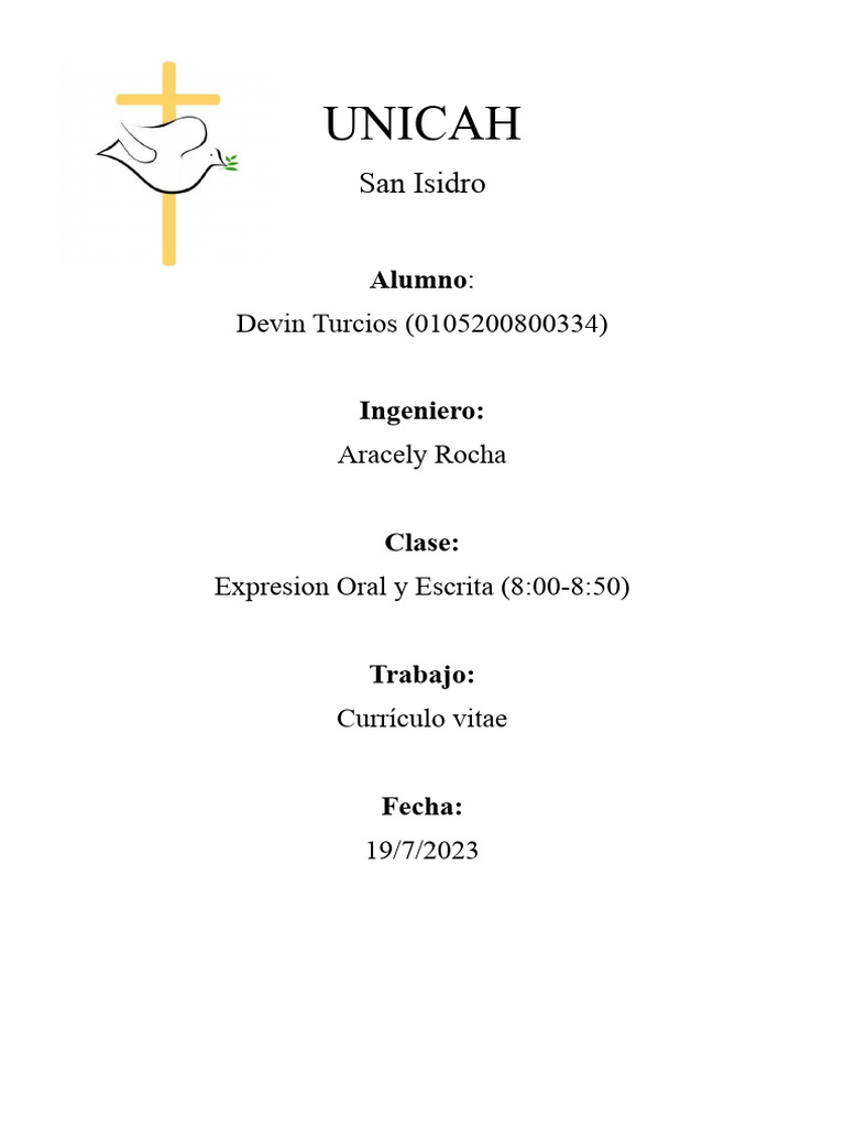 UNICAH | PDF | Crecimiento personal y profesional | Ciencias sociales