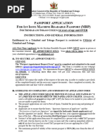 CSME - Application Form - 15MAR2021 | PDF | Passport