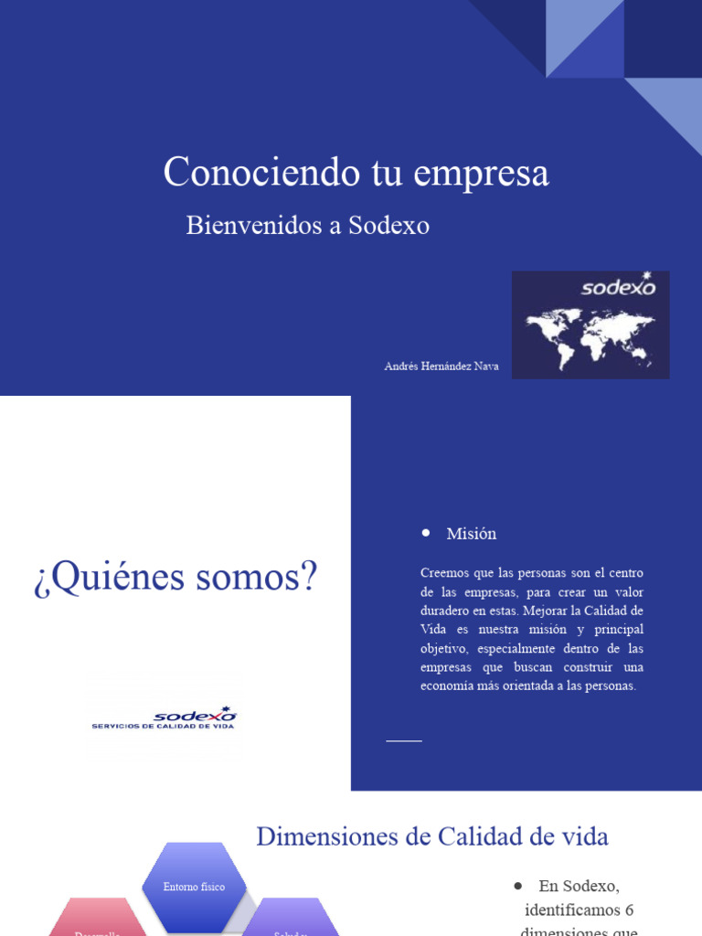 Misión y Servicios de Sodexo | PDF | Business | México