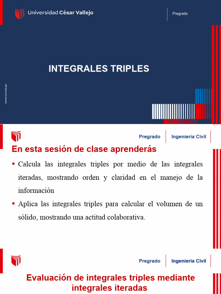 5.1 Integrales Triples | PDF | Integral | Objetos matemáticos