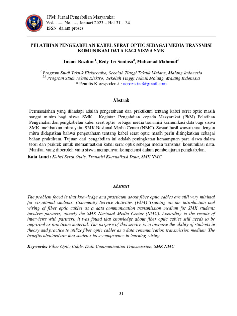 Pengkabelan Imam+Redy+Mahmud | PDF