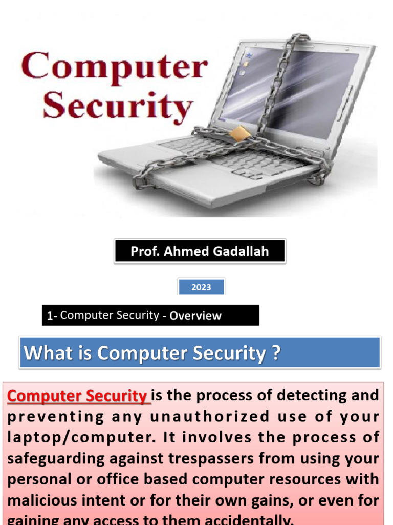 Lec 5 | PDF | Security | Computer Security