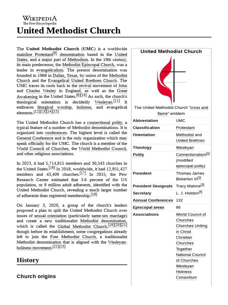 United Methodist Church England | PDF | United Methodist Church | Baptism