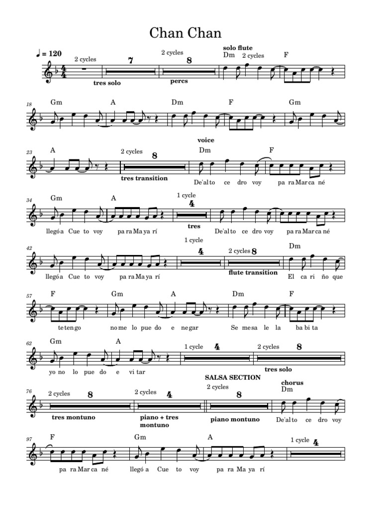 Chan Chan Salsa Cond Final | PDF