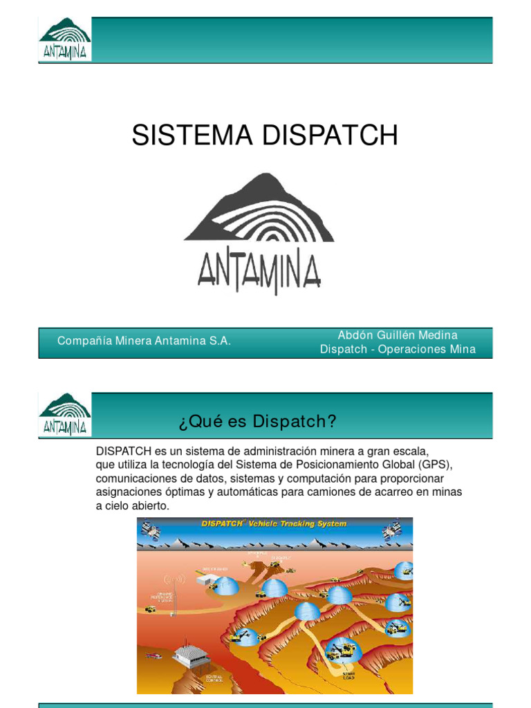 Sesión 1-CAPACITACION-DISPATCH | PDF | Sistema de Posicionamiento Global | Informática