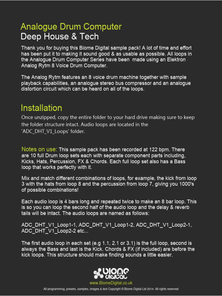 ADC - DHT - V1 Installation Instructions (READ ME) | PDF