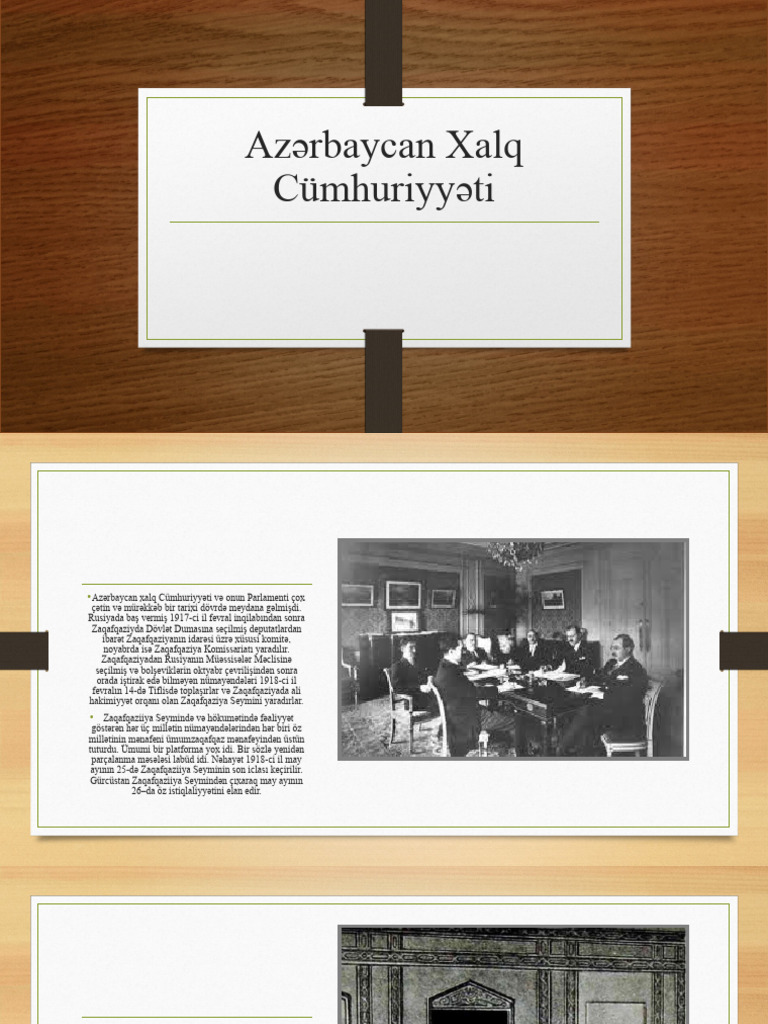 Azərbaycan Xalq Cümhuriyyəti | PDF