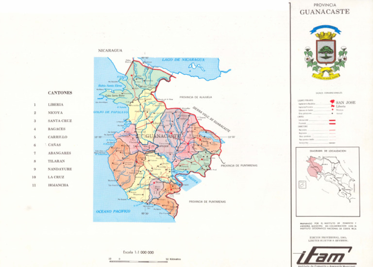 Mapa de Guanacaste - 58-Provincia - Guanacaste | PDF