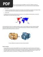 Frame de Motores Eléctricos: Definición y Normas | PDF