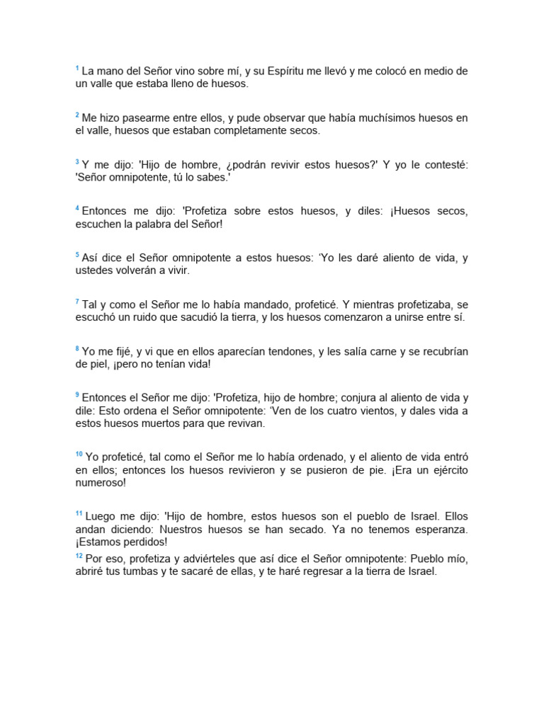 El Valle De Los Huesos Secos Citas PDF