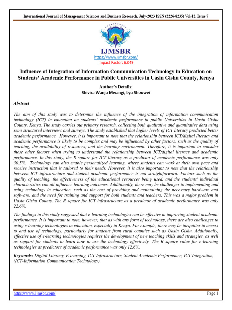 Research Pdf Validity Statistics Statistics