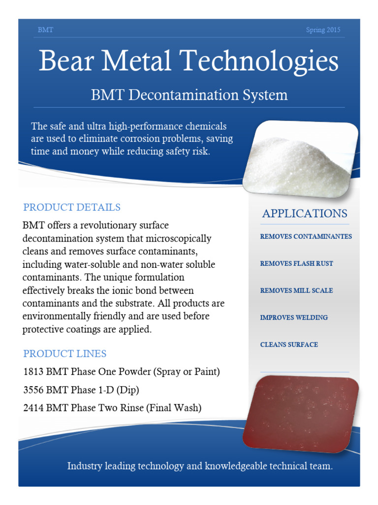 BMT Brochure | PDF | Coating | Corrosion