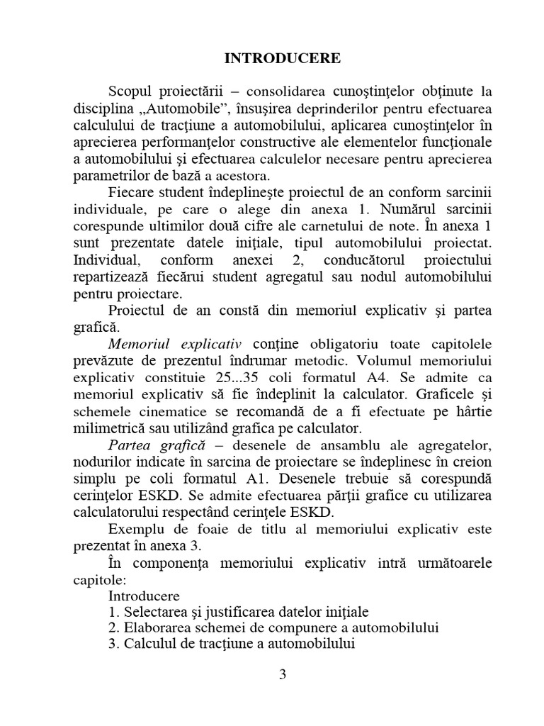 IM - Proiect de An TPA - Rom-1 | PDF