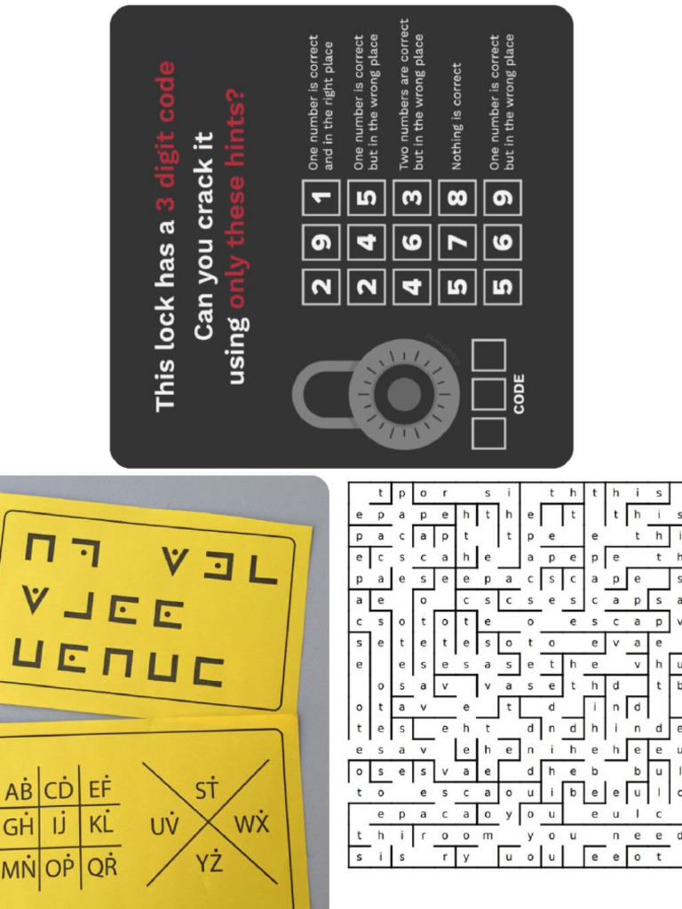 Escape Room | PDF | Chemistry | Chemical Compounds