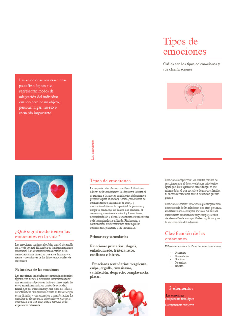 Las Emociones Pdf Las Emociones Sicología