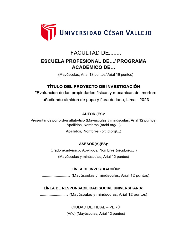 Modelo - Proyecto Cuantitativo | PDF | Muestreo (Estadísticas) | Validez (Estadísticas)