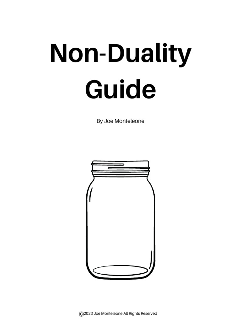 Non Duality Guide | Download Free PDF | Spirituality | Religious ... Non Duality Guide | Download Free PDF | Spirituality | Religious ...